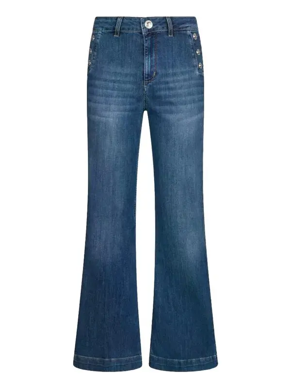 Liu Jo Button Detail Jeans - Blue