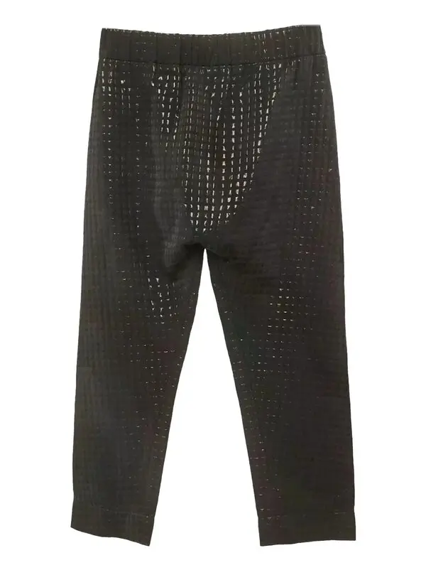 Marni Lurex Check Trousers - Black