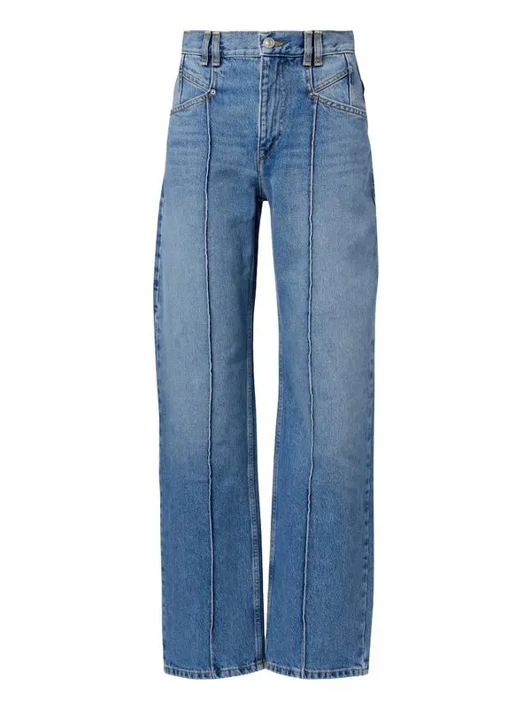 Isabel Marant Étoile Drolane High-rise Straight Jeans - Blue