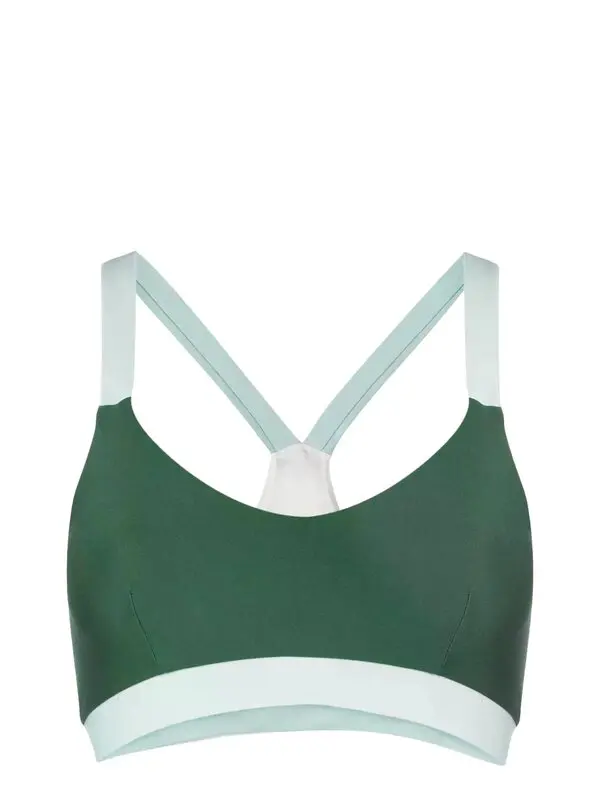 The Upside Larry Crossover-back Sports Bra - Green