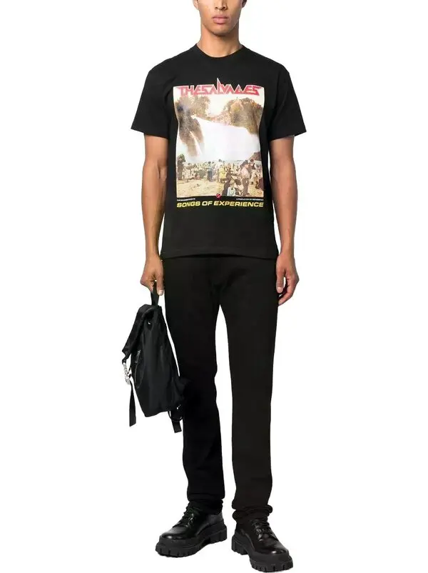 THE SALVAGES Graphic-print T-shirt - Black