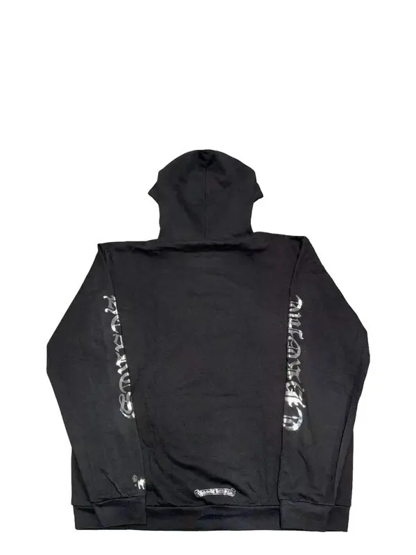 Chrome Hearts Foil-print Hoodie - Black