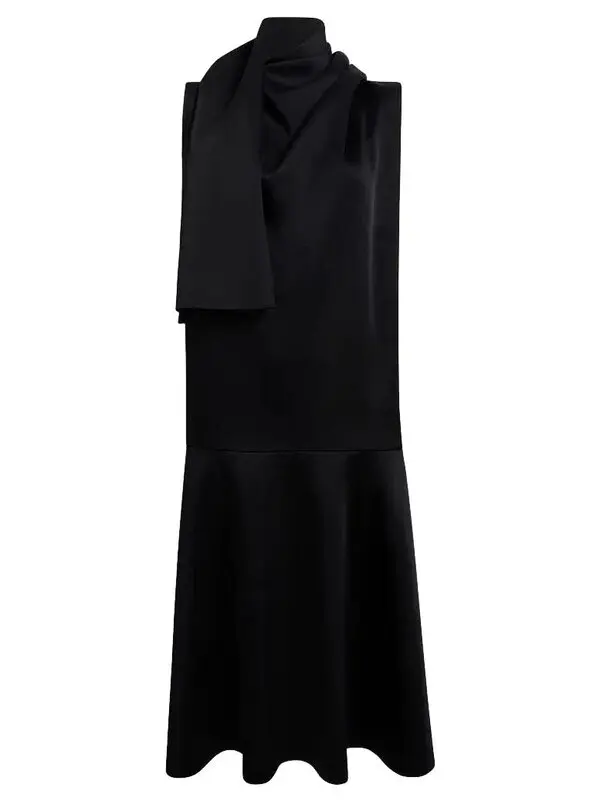 Khaite Loell Midi Dress - Black