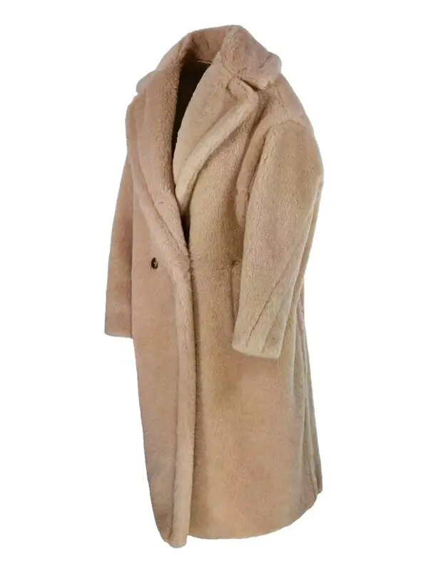 Max Mara Tedgirl Double-breasted Coat - Neutrals