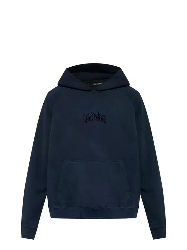 Zadig&Voltaire Logo Graphic Hoodie - Blue