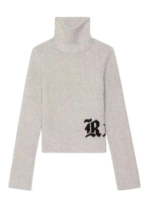 Zadig&Voltaire Nalma High-neck Sweater - Grey