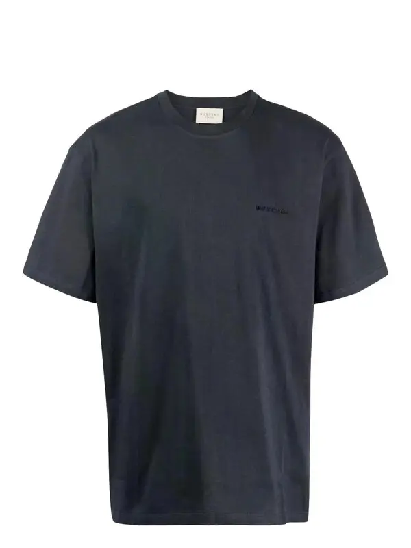Buscemi Logo-print Cotton T-shirt - Blue