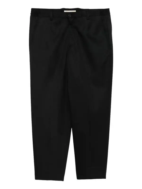 BRIGLIA 1949 Tailored Elasticated Waist Trousers - Black
