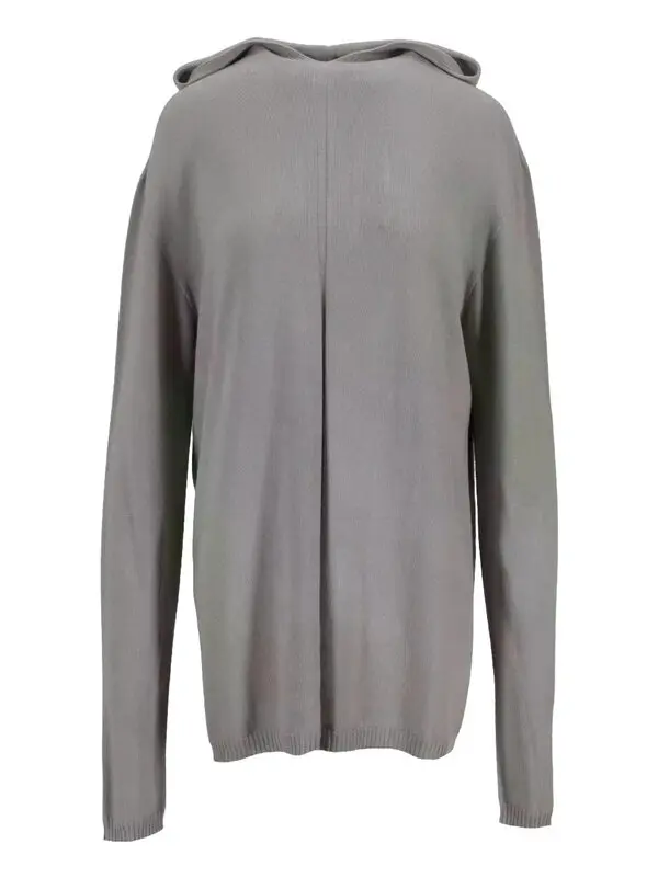 Rick Owens Long Sleeve Hoodie - Grey