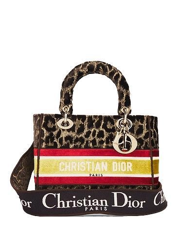 Dior Leopard Lady D-lite Handbag - Multi