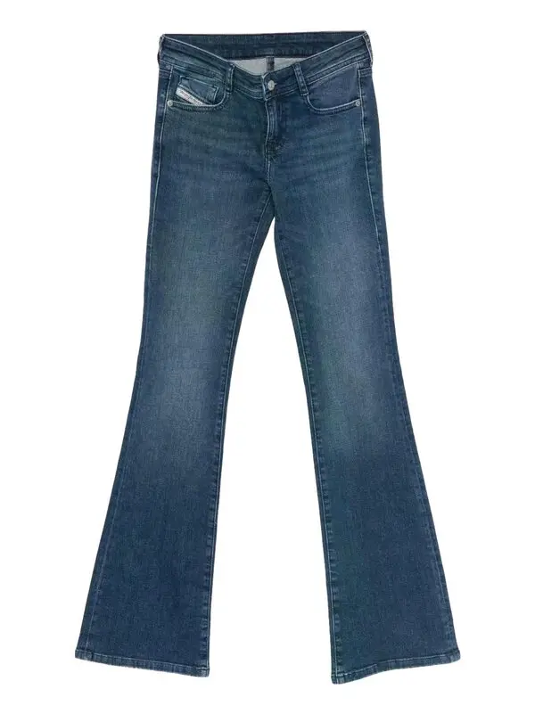 DIESEL® Cotton Flared Jeans - Blue