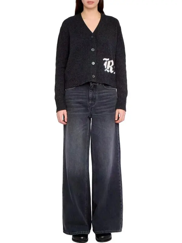 Zadig&Voltaire Masy Button Cardigan - Grey