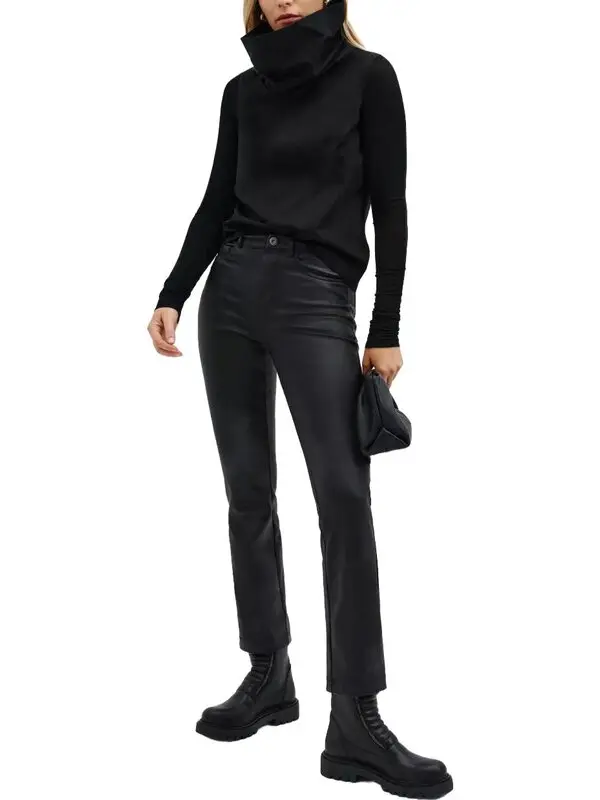 MARCELLA Atlantic Thumbholes Top - Black