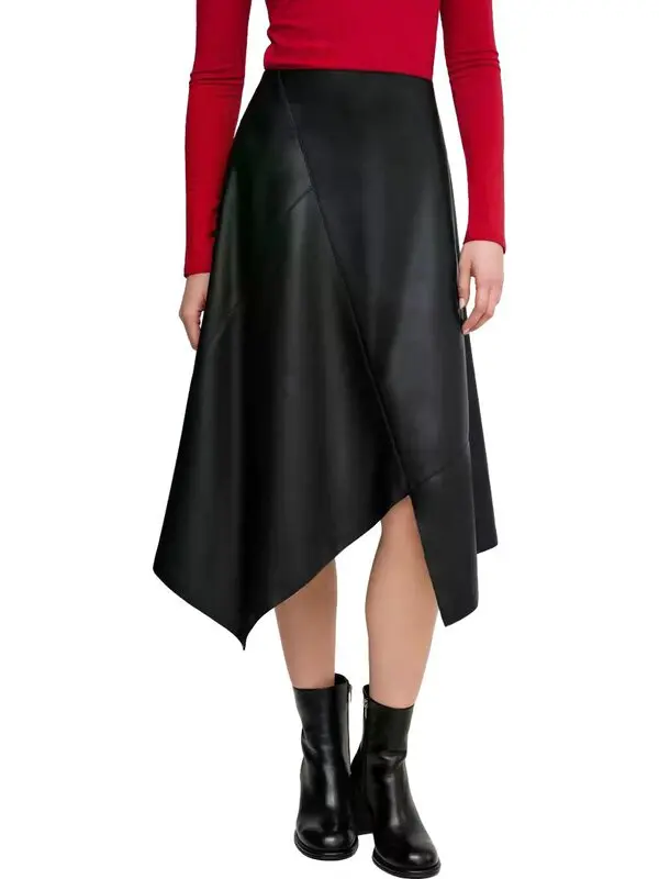 MARCELLA Coralie Asymmetric Skirt - Black