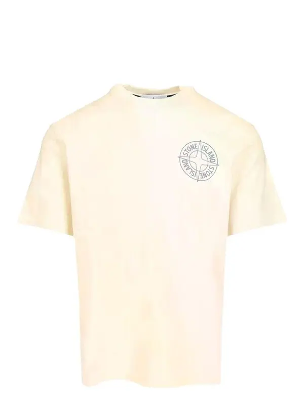 Stone Island Compass Logo-print T-shirt - Neutrals