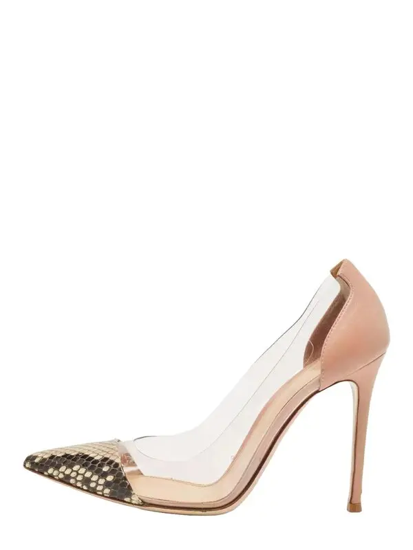 GIANVITO ROSSI Plexi Pumps - Neutrals