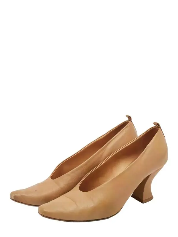 Bottega Veneta 2000s Pointed-toe Low-heel Pumps - Neutrals