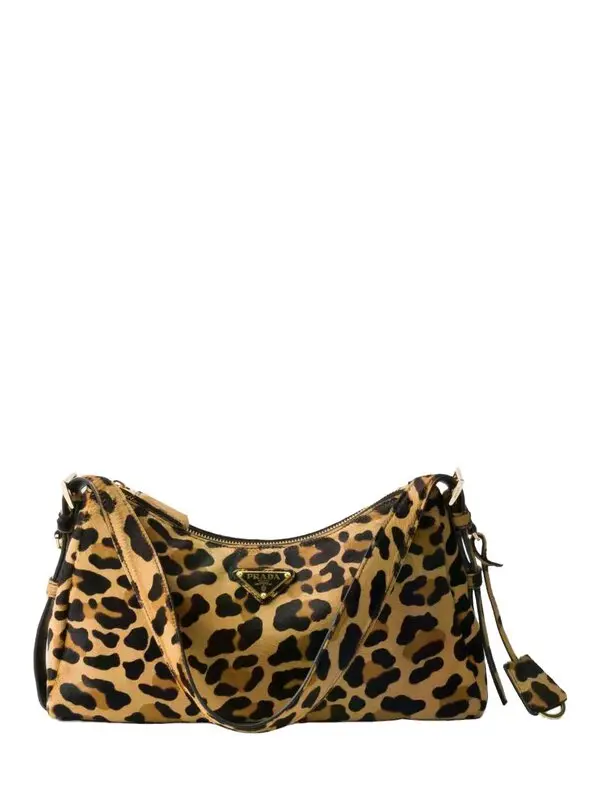 Prada Medium Aimèe Printed Shoulder Bag - Neutrals