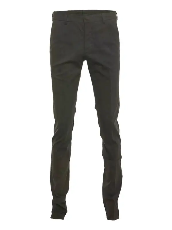 Prada Wool Straight-leg Trousers - Grey