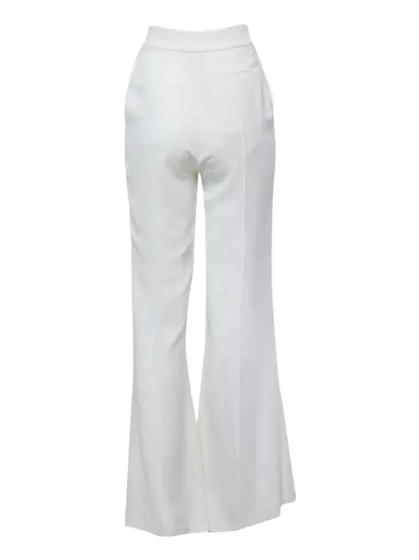 Elie Saab Flared Tailored Trousers - White