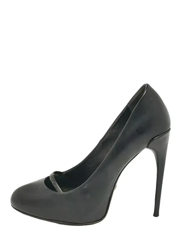 Gucci Leather Stiletto Heel Pumps - Black
