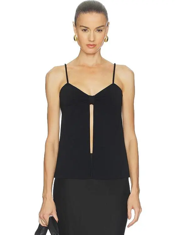 Cult Gaia Lennon Top In . Also - Black