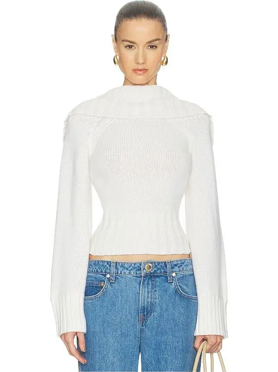 Cult Gaia Milika Sweater - White