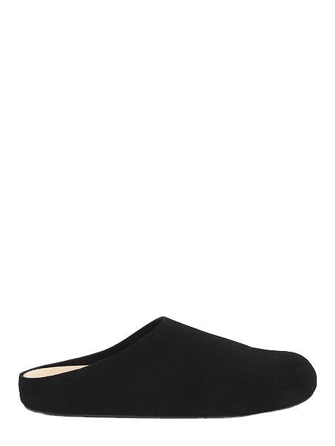 Raye Hanna Suede Slide - Black