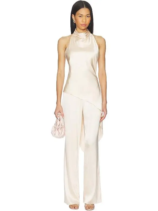 LOVERS AND FRIENDS Carlotta Halterneck Top - Ivory