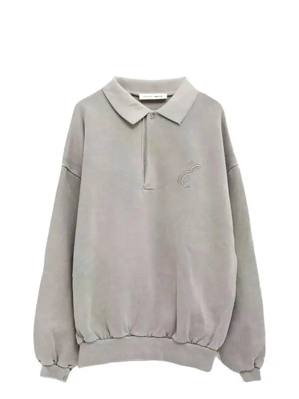 Fear Of God Embroidered Classic Polo Shirt - Grey