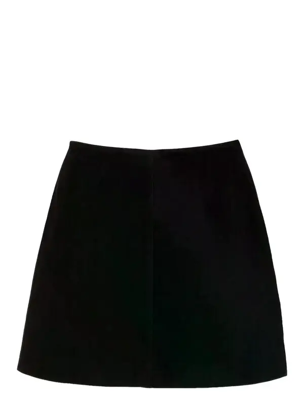 BY MALENE BIRGER Nola Suede Mini Skirt - Black