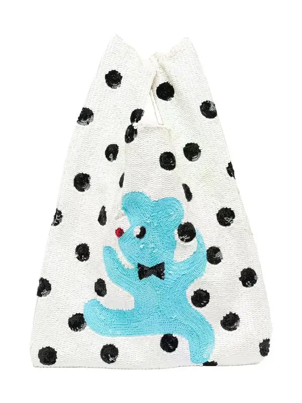 Ashish Sequin-embellished Tote Bag - Neutrals
