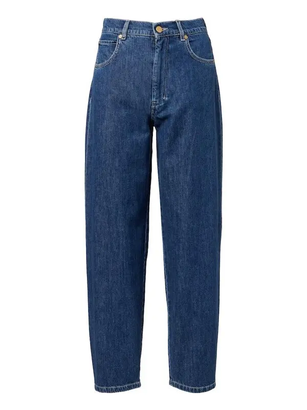Max Mara Masia Barrel-leg Jeans - Blue