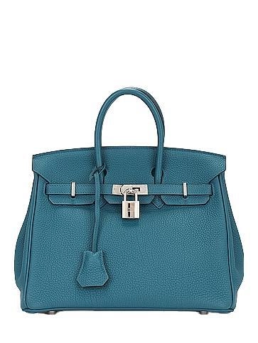 Hermès Clemence Birkin 25 Handbag - Colvert