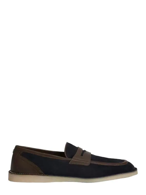 Dolce & Gabbana Penny-slot Loafers - Blue
