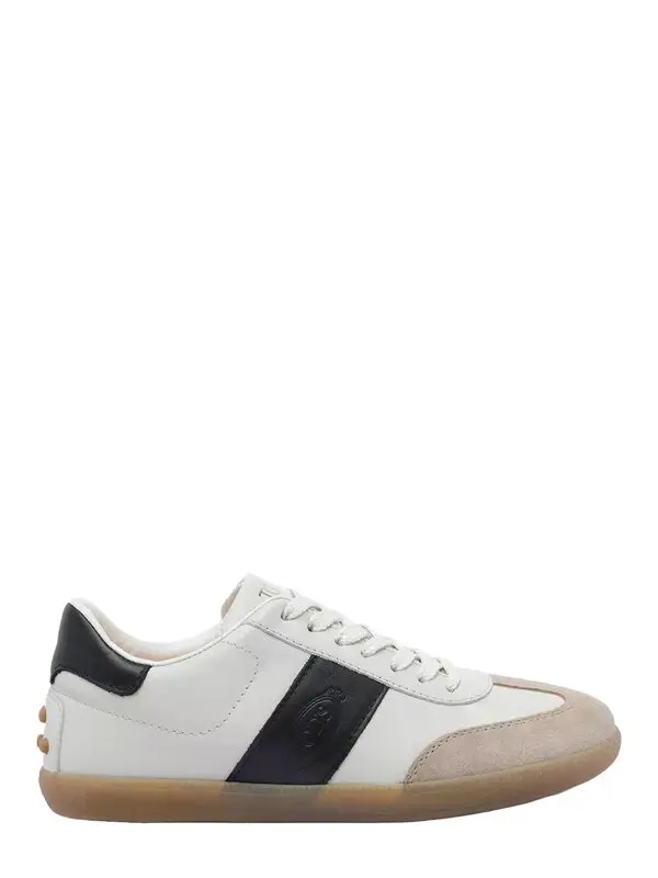 TOD'S Lace-up Logo Detail Sneakers - White