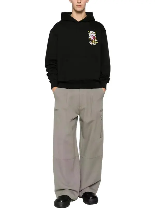 Kenzo Wild Tiger Graphic Hoodie - Black