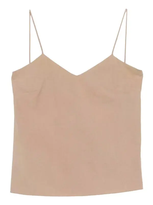 Max Mara Unghia V-neck Top - Neutrals