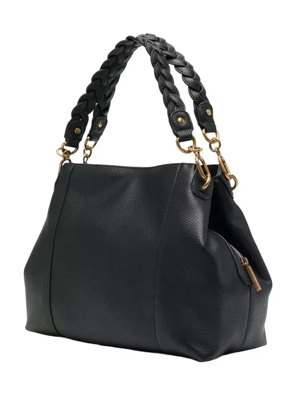 Liu Jo Braided Top Handle Tote Bag - Black