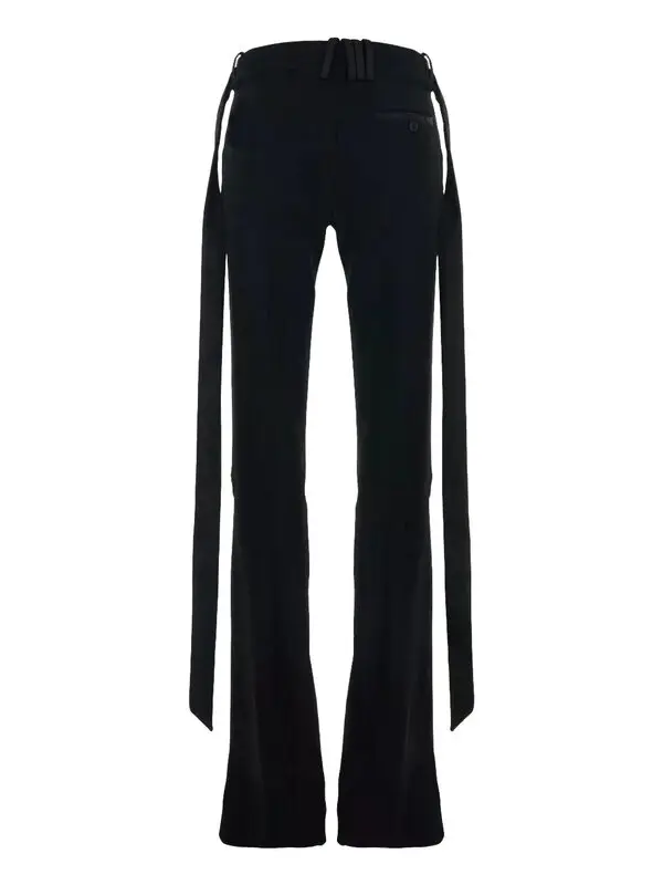 Attico Belt Loops Trousers - Black