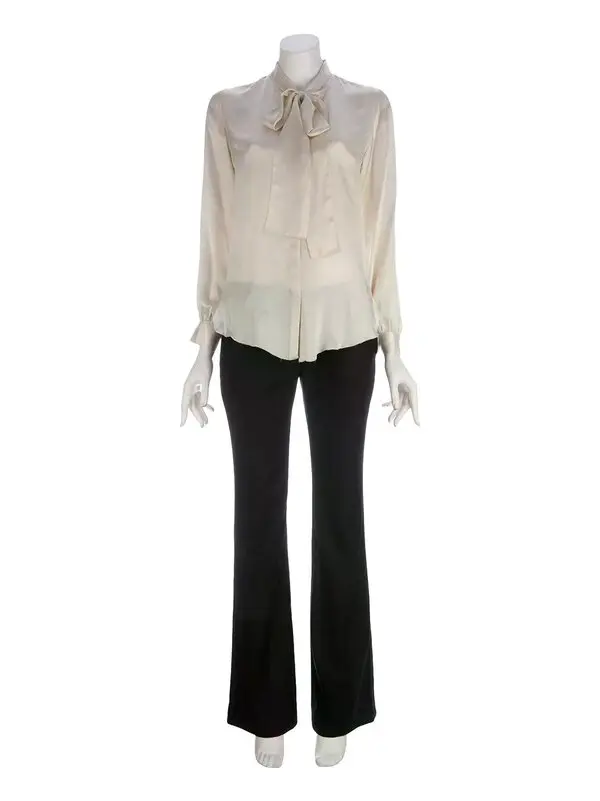 L'Agence Flared Trousers - Black