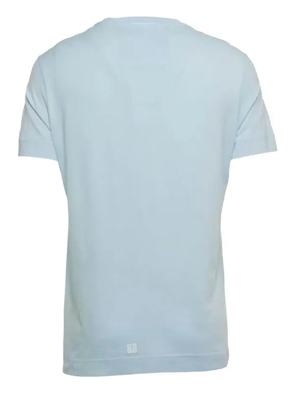 Givenchy Embroidered Jersey T-shirt - Blue
