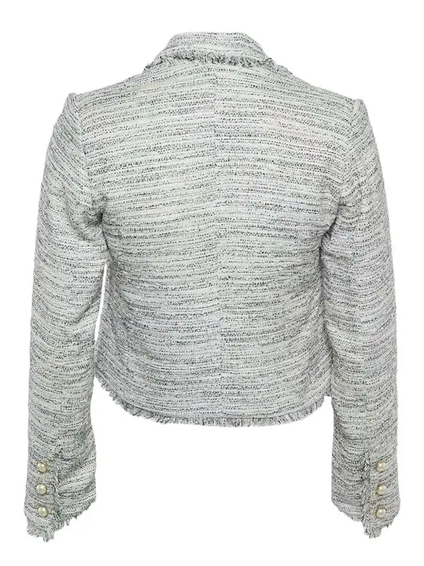 VERONICA VIRTA Button-embellished Tweed Blazer - Grey