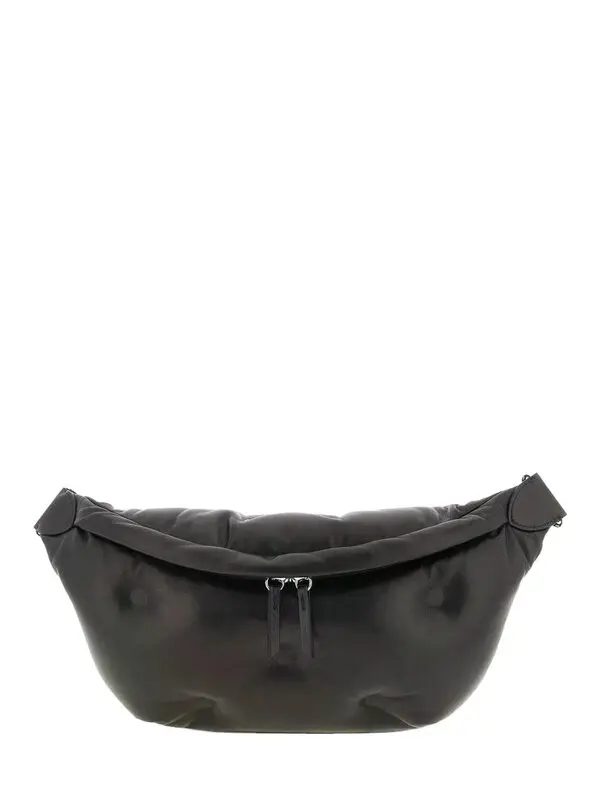 MAISON MARGIELA Glam Slam Quilted Leather Belt Bag - Black