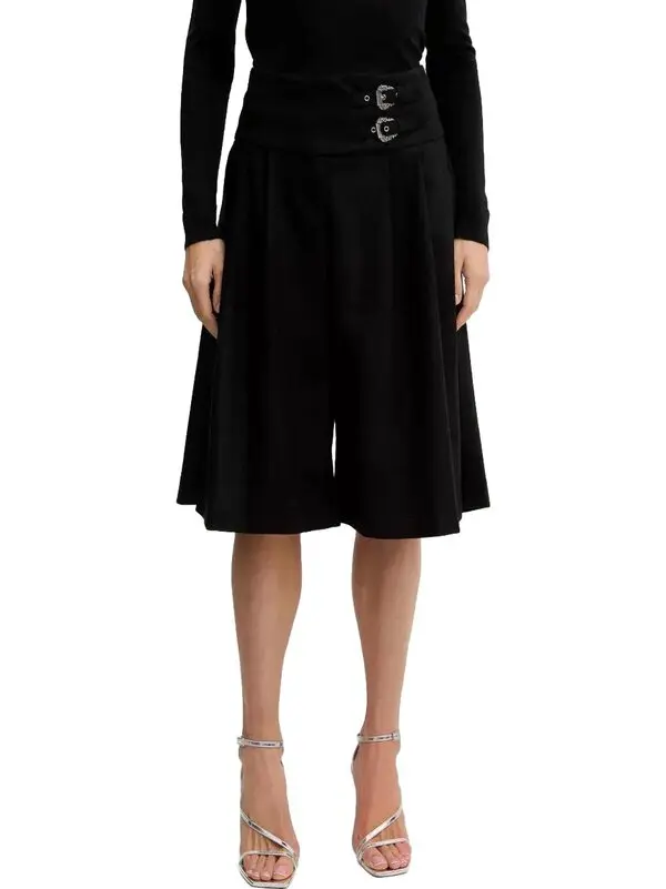 Versace Buckle Detail Shorts - Black