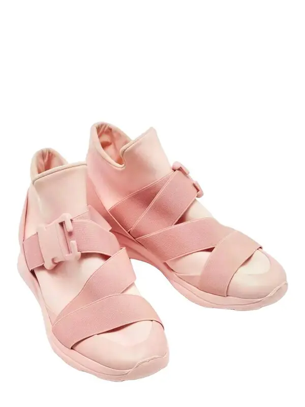 CHRISTOPHER KANE Buckle Leather Sneakers - Pink