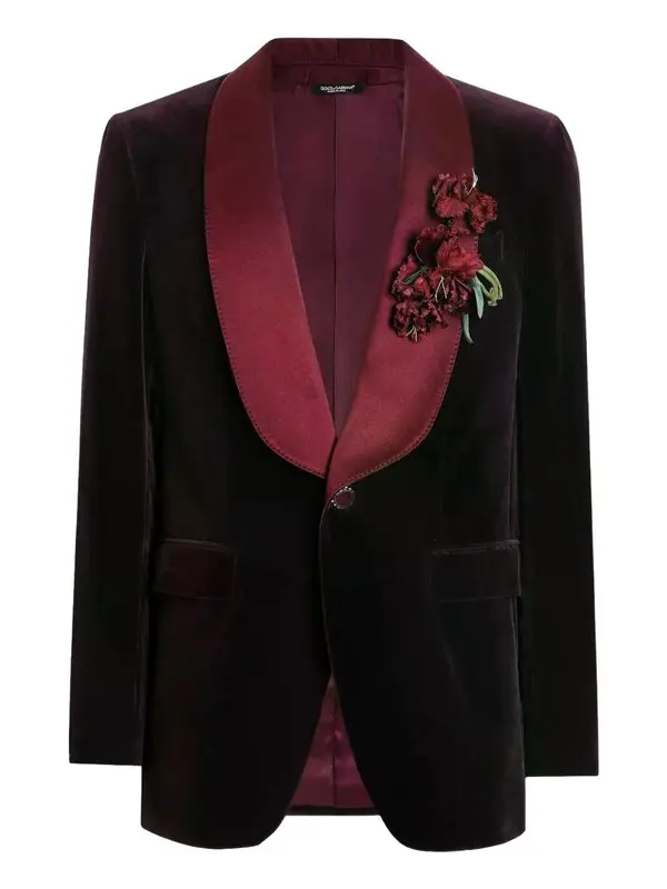 Dolce & Gabbana Shawl-lapel Blazer - Red