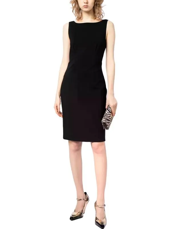 Prada Scoop-back Sleeveless Dress - Black
