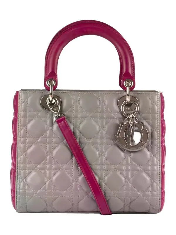 Dior Lady Cannage Handbag - Grey
