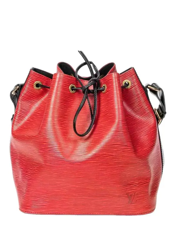 LOUIS VUITTON 1990 Noé Bucket Bag - Red